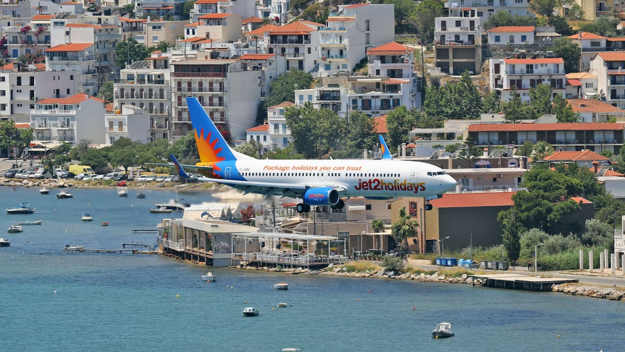 Δείτε την πρώτη πτήση από το Ηνωμένο Βασίλειο στη Σκιάθο (βίντεο+φωτό ...